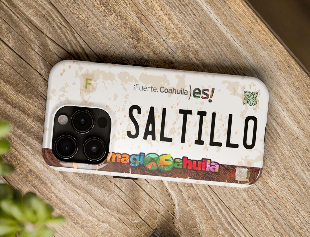 Saltillo Coahuila Mexico License Plate Phone Case | Vintage-style Tough ...