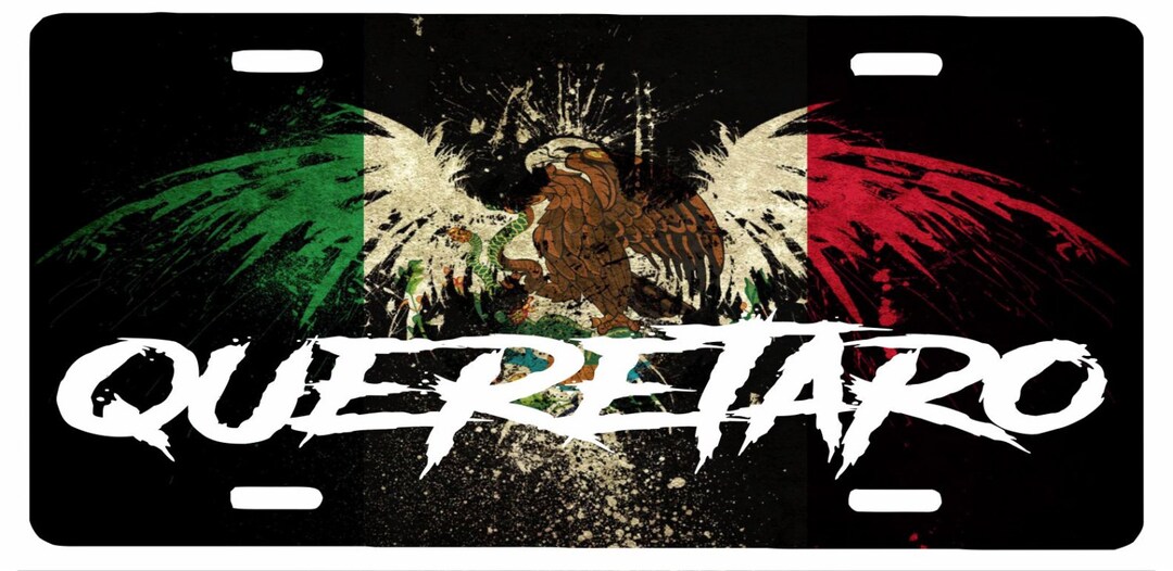 Querétaro Mexico Aluminum License Plate Placa 6" X 12" - Etsy