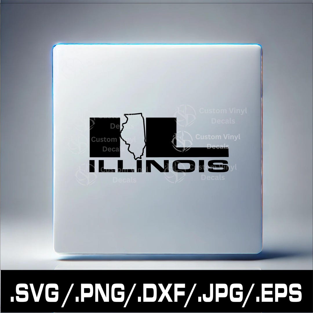 Illinois State SVG Cut Files | Cricut, Silhouette (digital Download) - Etsy