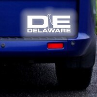 Delaware State Decal DE Car Decal Delaware State Outline Sticker Laptop ...