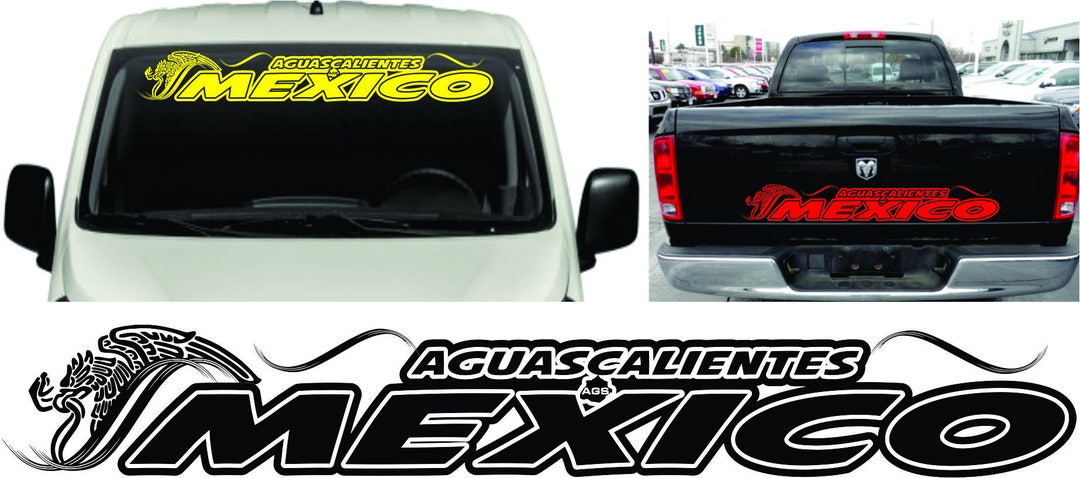 Aguascalientes Mexico Windshield Window Car Vinyl Sticker Decal 20 ...