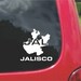 2 Pieces Jalisco Mexico Outline Map Stickers Decals 20 Colors to Choose ...