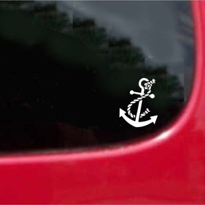Set (2 Pieces) Anchor Sticker Decals 20 Colors to Choose From. U.S.A ...