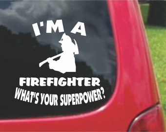Set 2 Pieces Firefighters Sticker Decals 20 Colors to Choose | Etsy