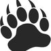 Set 2 Pieces Bear Paw Sticker Decals 20 Colors to Choose From. U.S.A ...