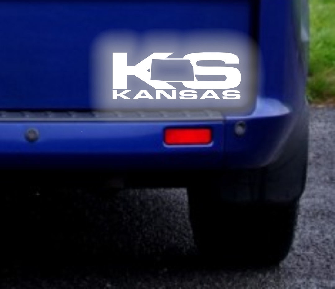 Kansas KS USA State Reflective Sticker Decal - Etsy
