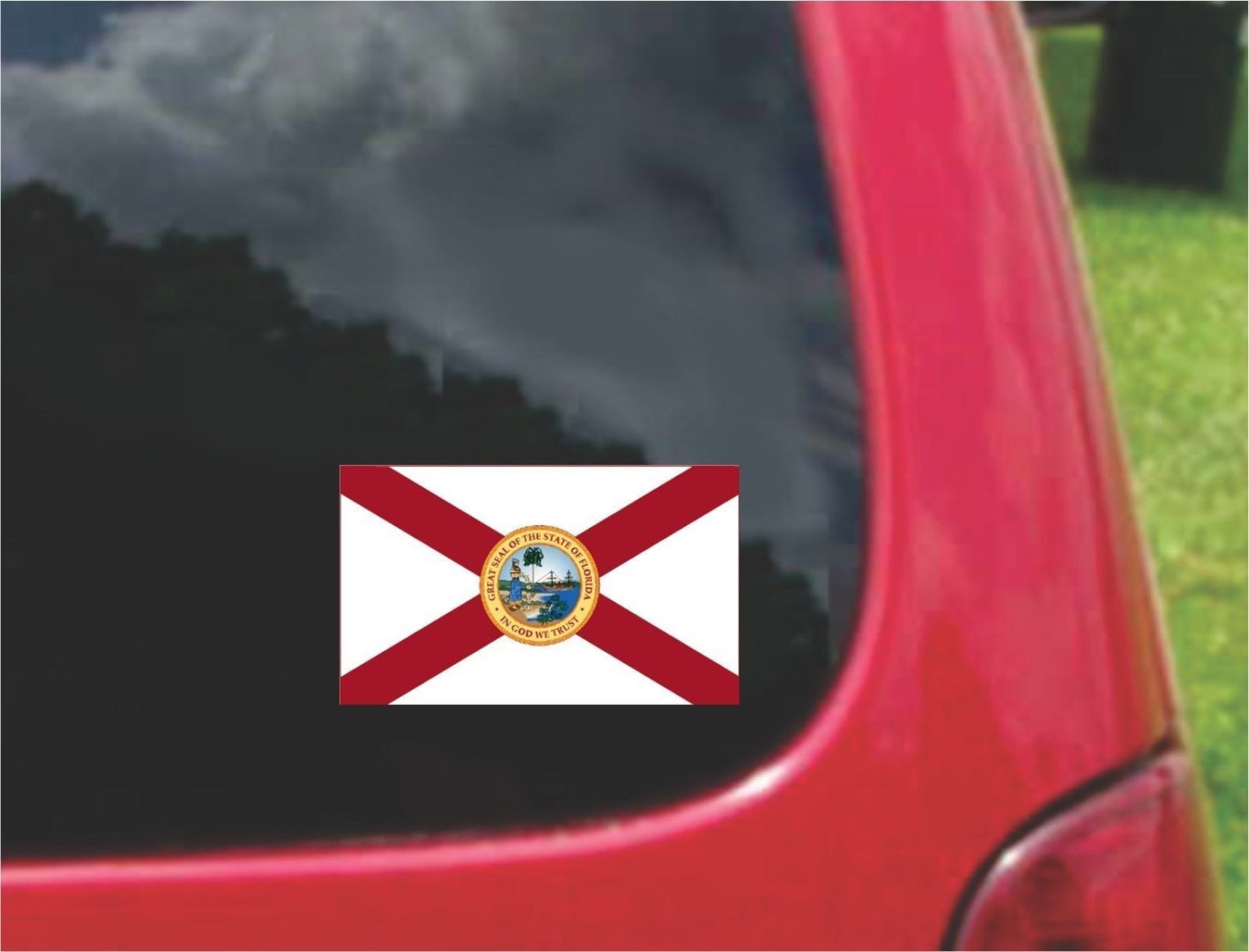 2 Pieces Florida State Flag Vinyl Decals Stickers Full - Etsy