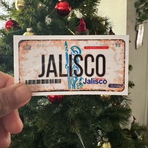 Set Jalisco Mexico Aluminum License Plate Sign Placa 6" X 12" and ...