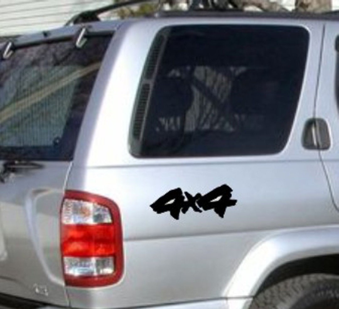 Set (2 Pieces) 4x4 Sticker Decals 20 Colors to Choose From. U.S.A Free ...