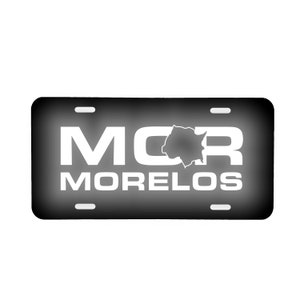 Morelos MOR Mexico Aluminum License Plate Place 6" X 12" Reflective ...