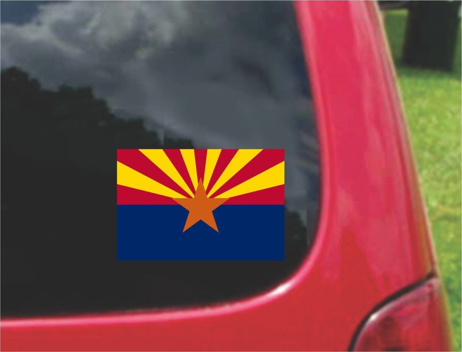 2 Pieces Arizona State Flag Vinyl Decals Stickers Full - Etsy