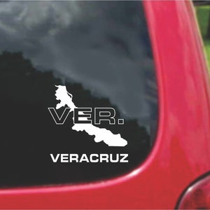 2 Pieces Veracruz Mexico Outline Map Stickers Decals 20 Colors to ...