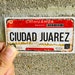 Set Ciudad Juarez Chihuahua Mexico Aluminum License Plate Sign Placa 6 ...