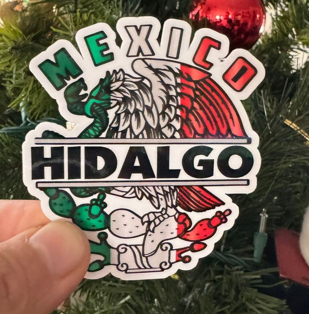 2 Pieces Hidalgo Mexico Eagle Emblem Decals Stickers Full Color/weather ...