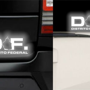 Distrito Federal DF Mexico Reflective Sticker Decal - Etsy