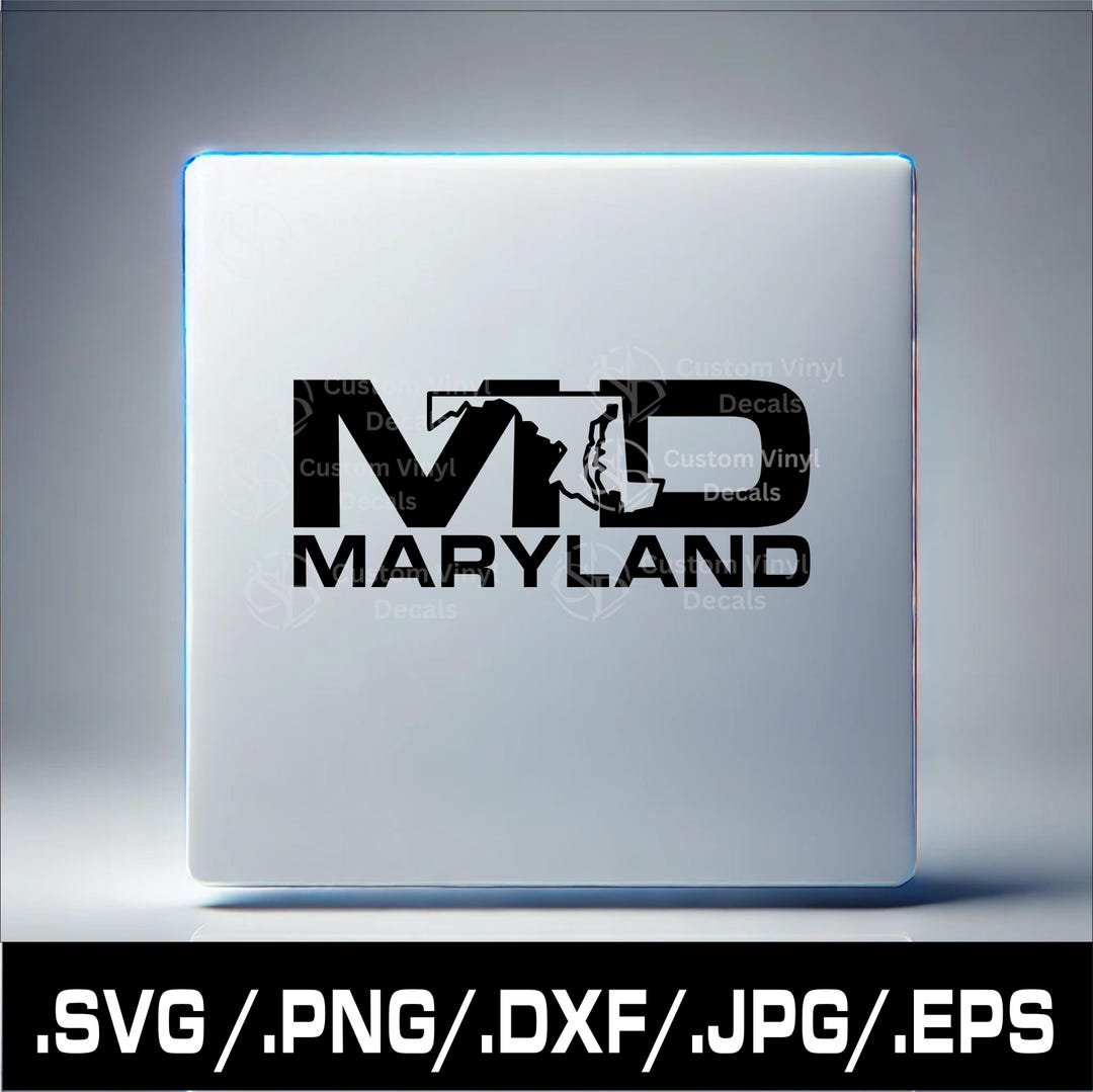 Maryland State SVG | Vector Cut Files in SVG, Png, Dxf, Eps for Cricut ...