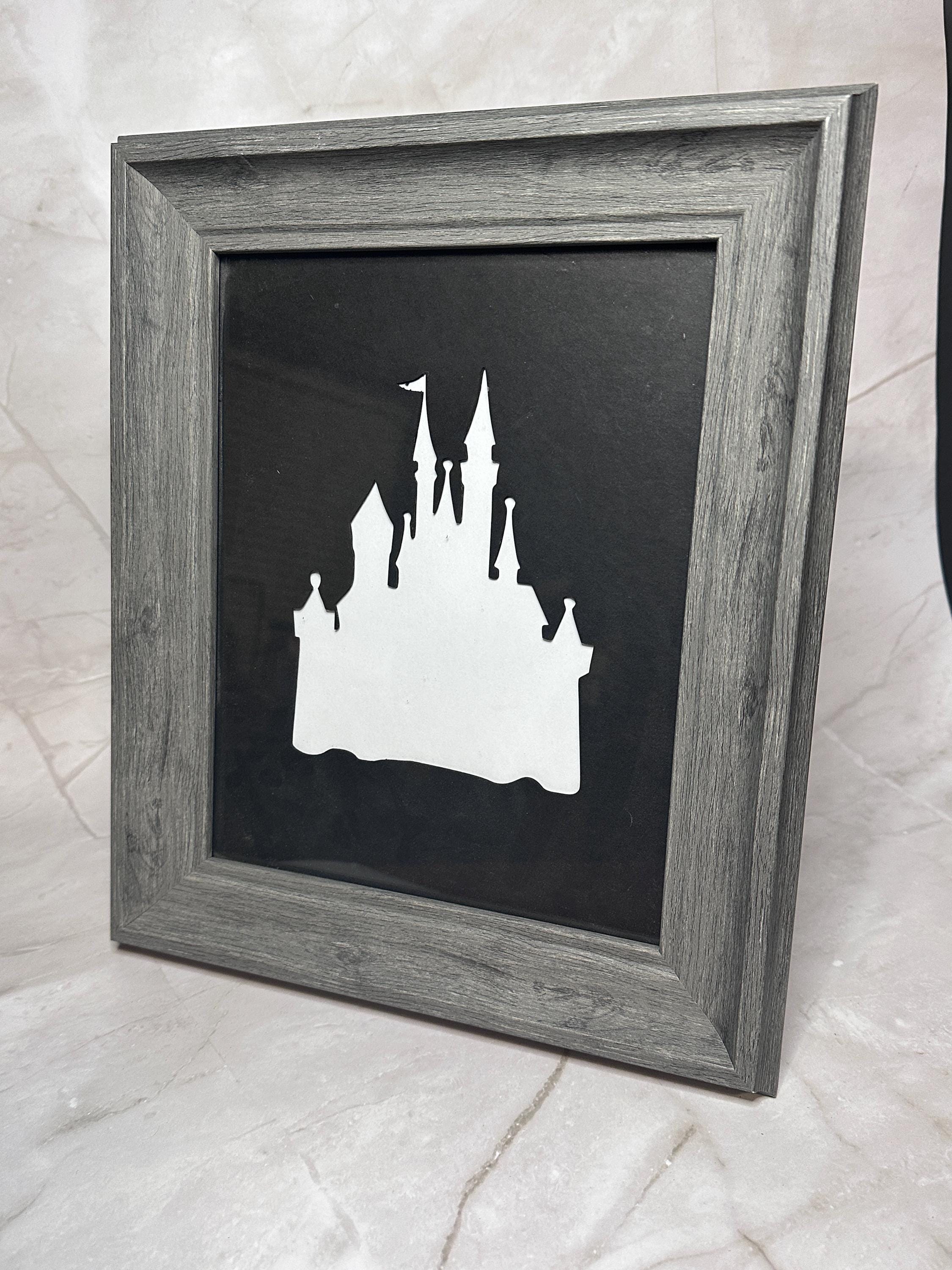 Character Autograph Castle Cut Out Photo Mat for 5x7 Photo - Etsy