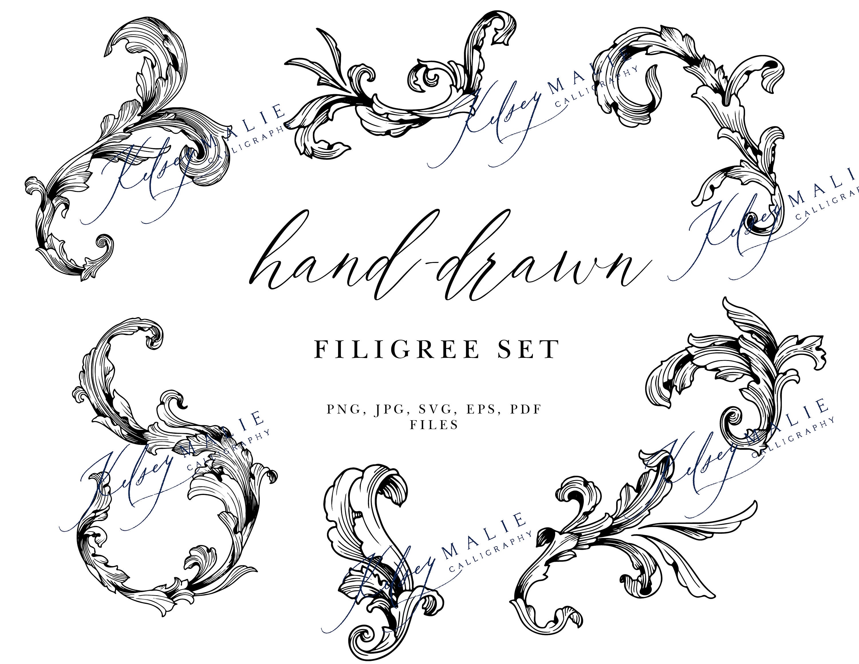 Simple Filigree Vector