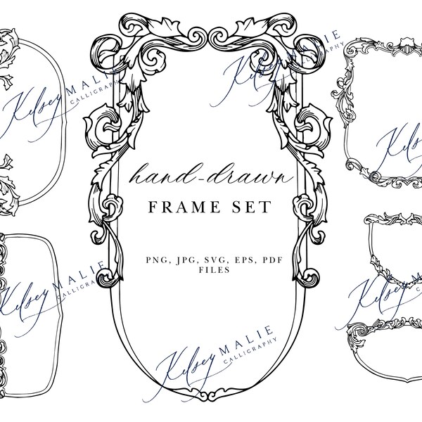 Filigree Frame - Etsy