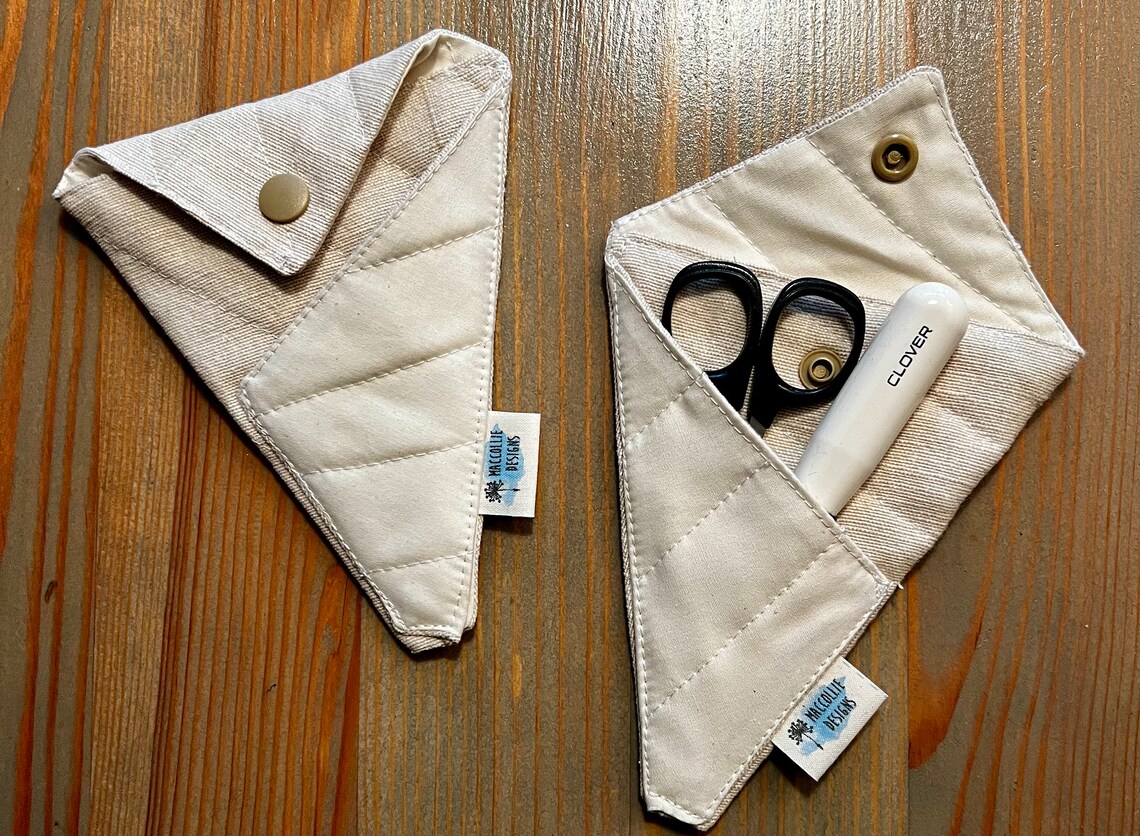 Small Scissor Case Tool Case With Snap Closure Scissor - Etsy