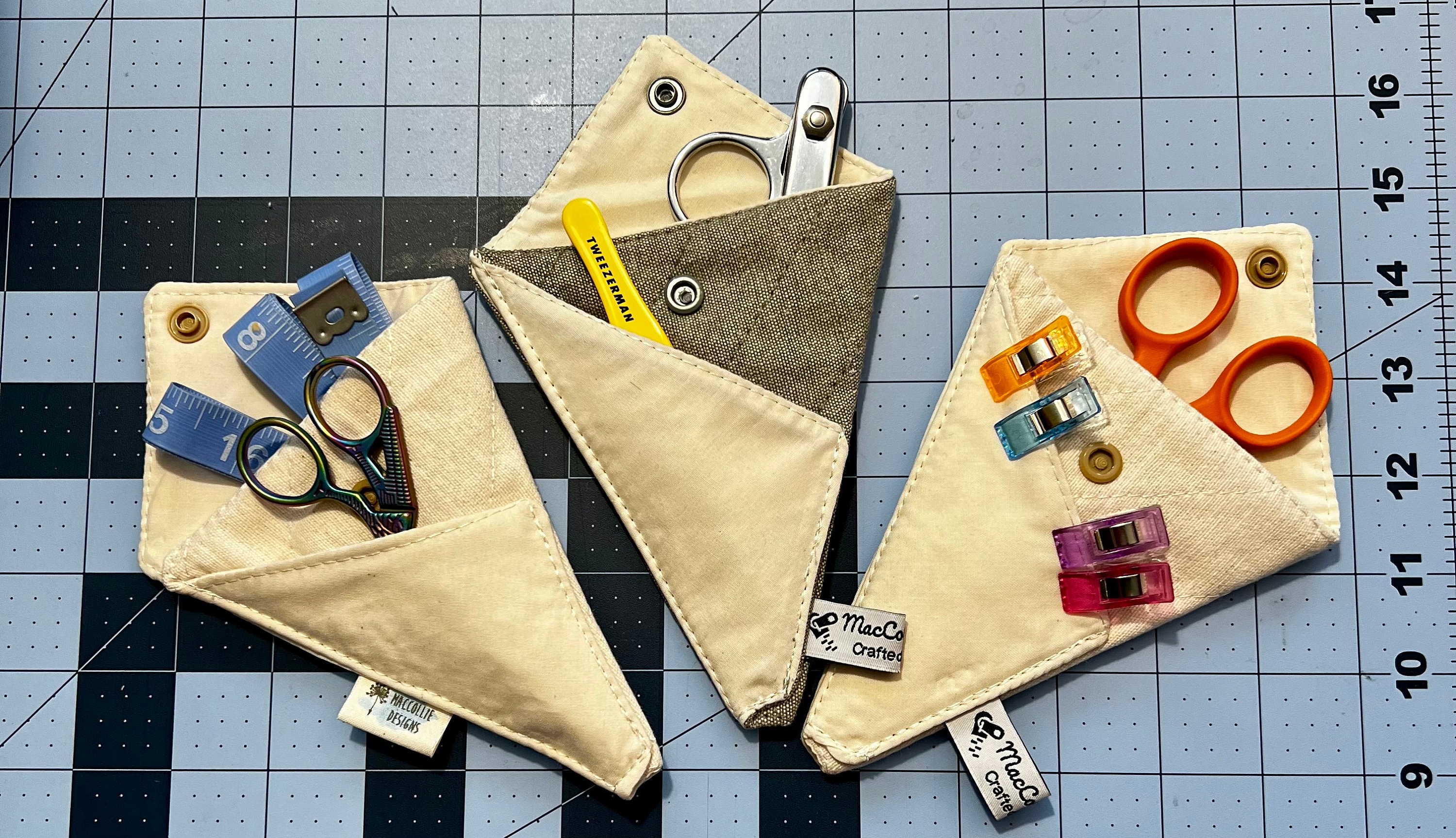 Small Scissor Case, Tool Case With Snap Closure, Scissor Caddy, Scissor ...