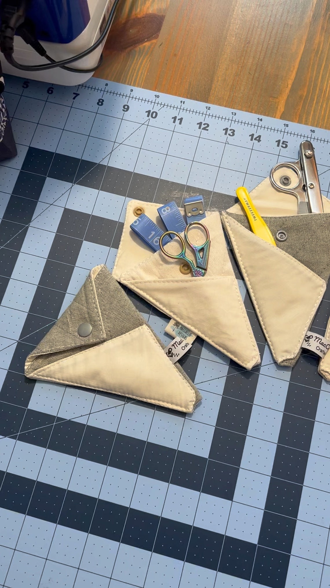 Small Scissor Case, Tool Case With Snap Closure, Scissor Caddy, Scissor ...