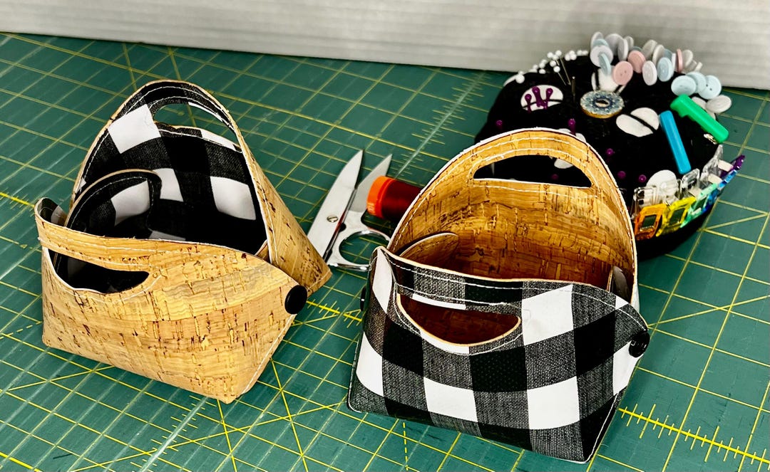 Bitty Portable, Packable Reversible Snap Basket - Etsy