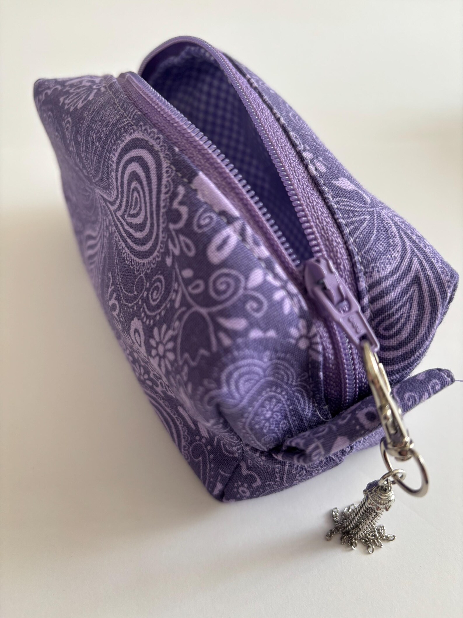 Zippered Box Pouches. Box Pouch.zippered Pouch.fabric Organizer. Sewing ...