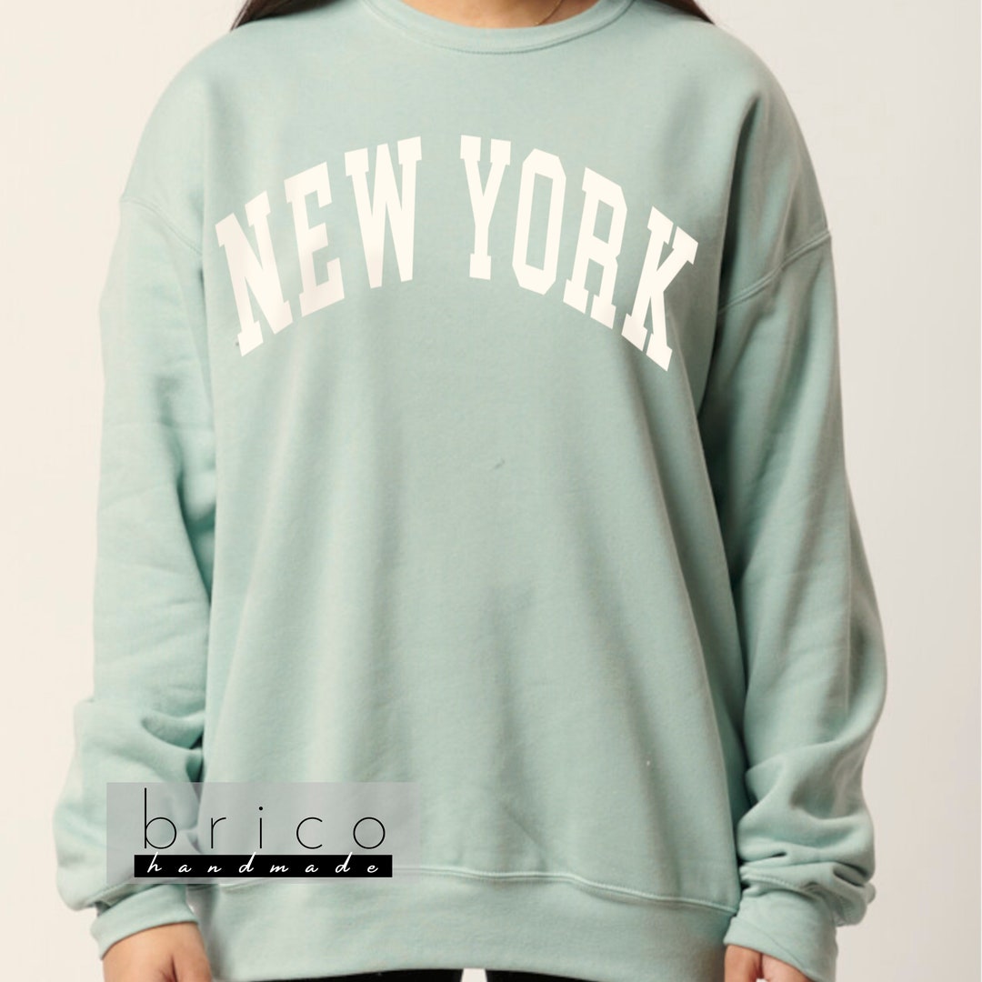 Taylor Swift Anine Bing Inspired Sweatshirt New York Seafoam Green ...