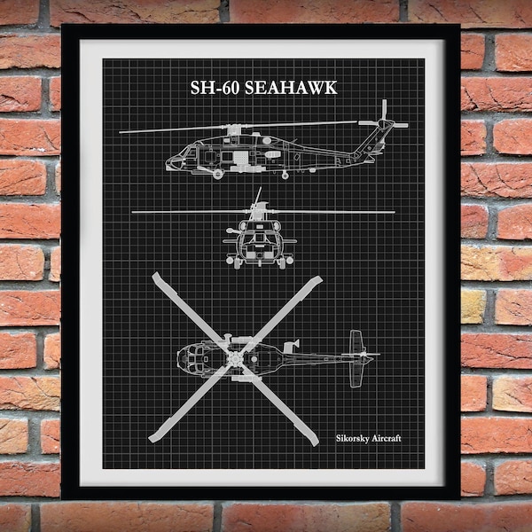 Sikorsky Helicopter Poster - Etsy