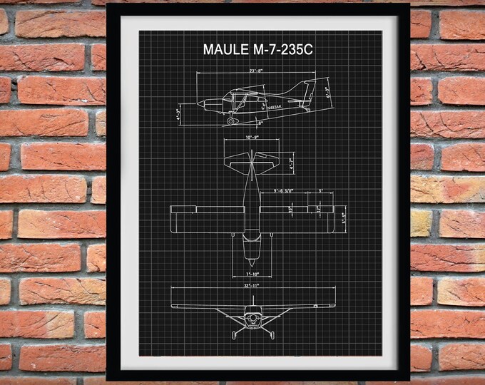 Cessna 177 RG Cardinal Drawing Cessna 177RG Cardinal Airplane | Etsy