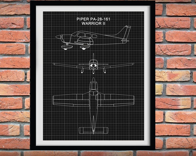 Cessna 177 RG Cardinal Drawing Cessna 177RG Cardinal Airplane | Etsy