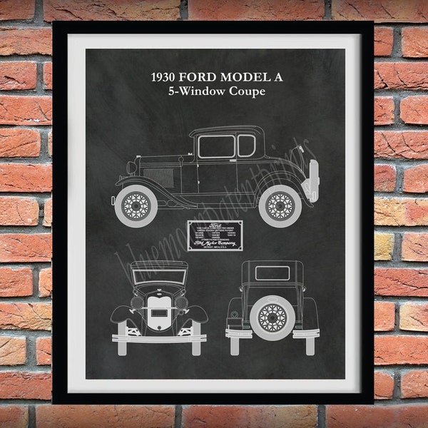 1930 Model a Ford Model - Etsy
