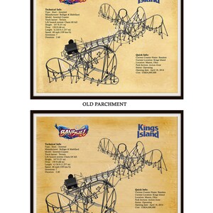 Banshee Roller Coaster Drawing, Kings Island Roller Coaster, Banshee ...
