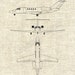 Cessna CJ4 Drawing, Cessna Citation CJ4 Jet Blueprint, Cessna Art Print ...