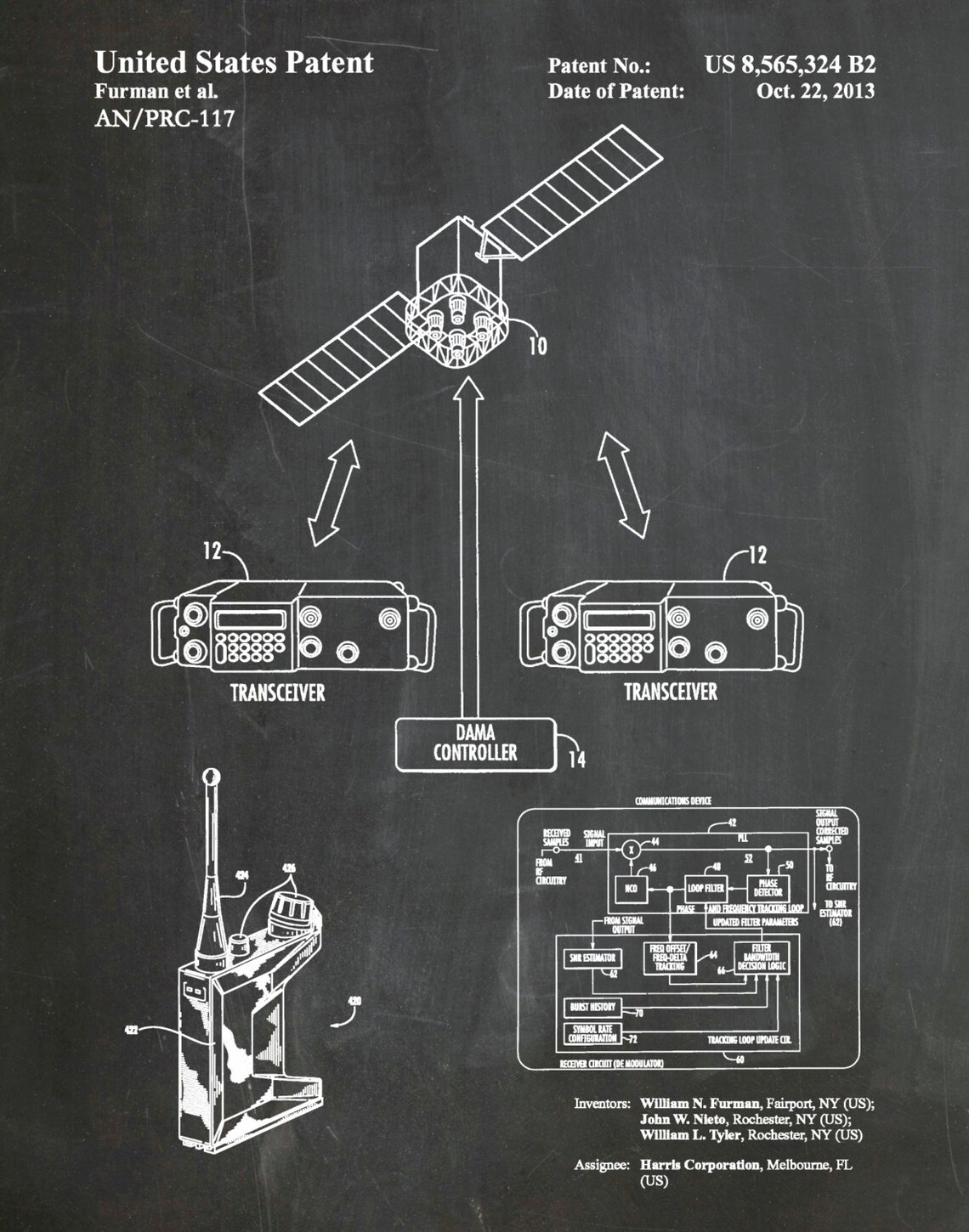 Patent AN/PRC-117F/G Army/navy Portable Communications Radio - Etsy
