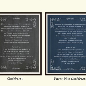 My Wish for You Lyrics Art Print, Rascal Flatts Song Lyrics Poster ...