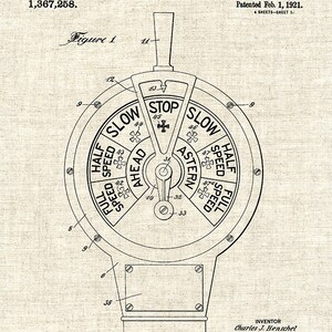 1921 Marine Telegraph Patent Print, Marine Telegraph Poster, Nautical ...