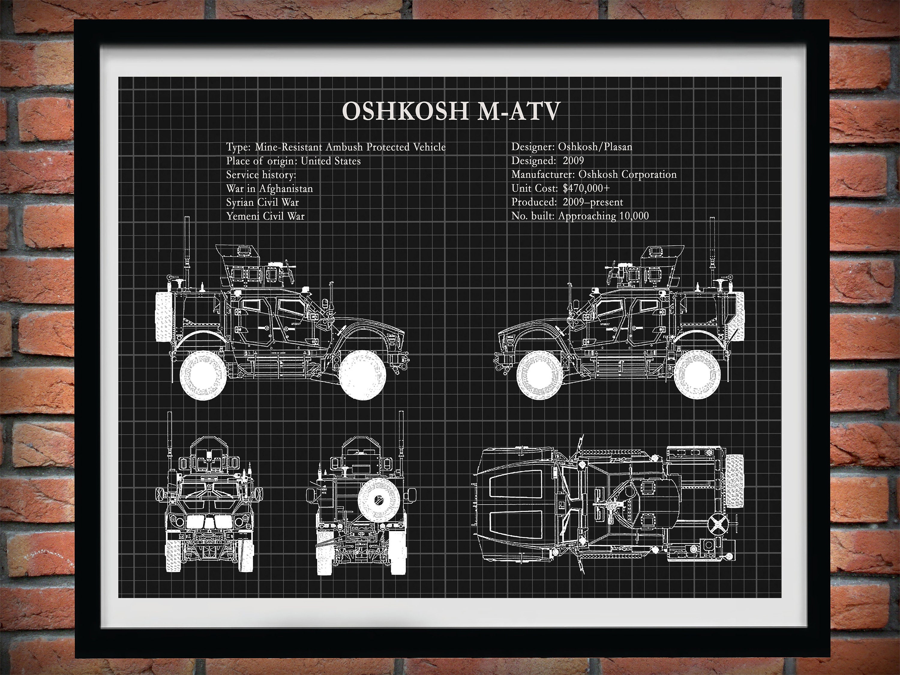 M-atv All Terrain Vehicle Poster Print, US Army All Terrain Vehicle ...