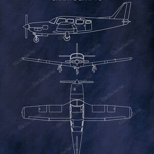 Piper PA-32R-301T Drawing Piper Saratoga Ii TC Poster - Piper Saratoga ...
