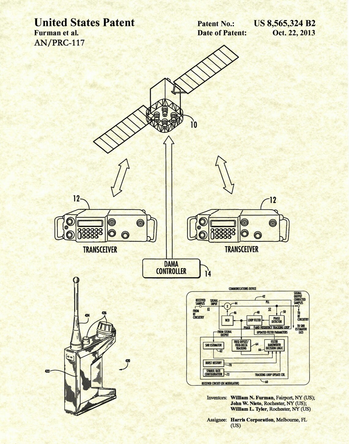 Patent AN/PRC-117F/G Army/navy Portable Communications Radio - Etsy