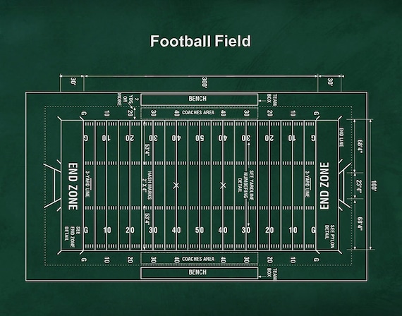 Nfl Football Field Diagram