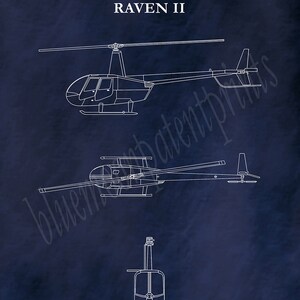 Robinson R44 Helicopter Drawing - R44 Raven II Poster, Robinson R44 ...
