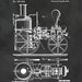 1875 Fire Engine Patent Print - Steam Fire Engine Poster - Firehouse ...