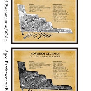 B-2 Spirit Stealth Bomber Art Print, B2 Stealth Bomber Poster, Grumman ...