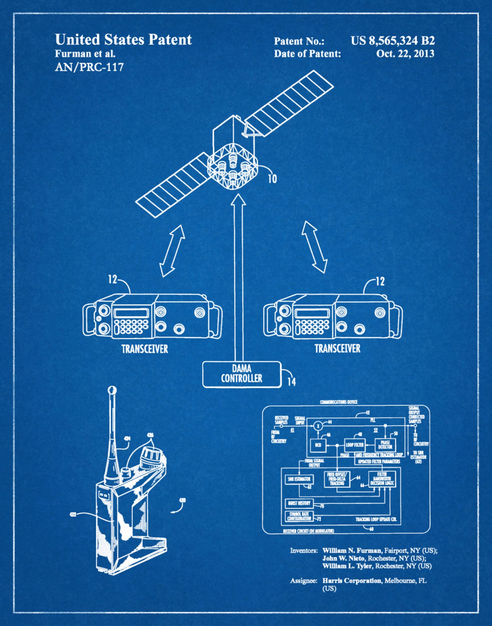Patent AN/PRC-117F/G Army/navy Portable Communications Radio - Etsy
