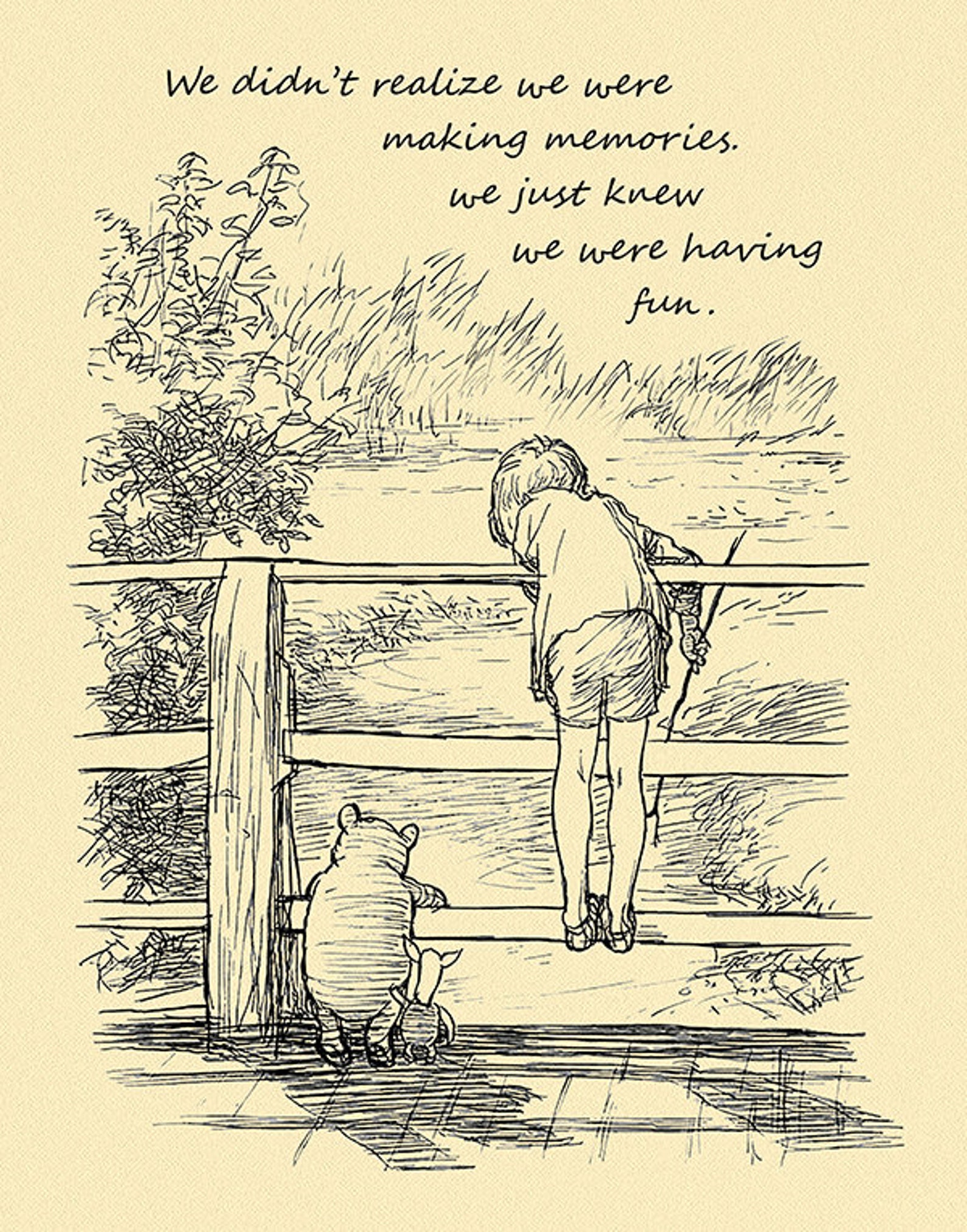 Making Memories Vers 1 Winnie the Pooh Quote We Didn't - Etsy