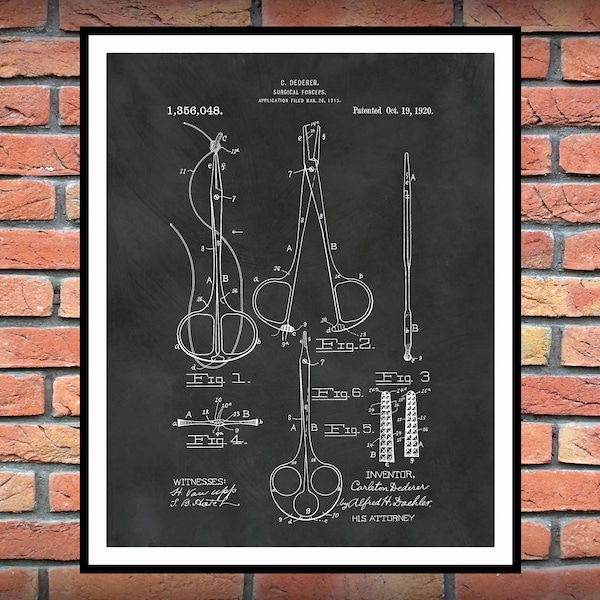 Surgical Instrument Poster - Etsy