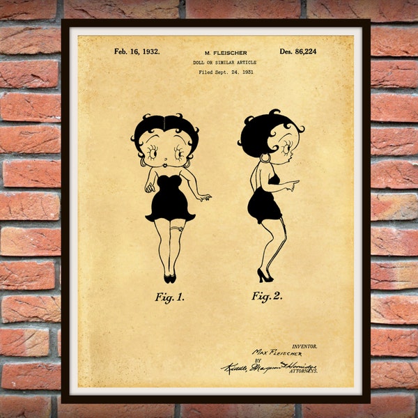 Betty Boop Poster - Etsy