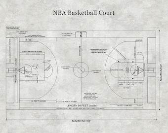 Nba Basketball Court Dimensions